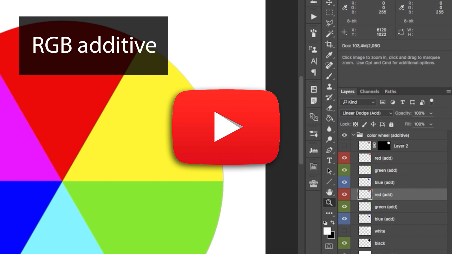 Free Video Tutorial: Colors, Color Harmonies, and Photoshop - Infinite ...
