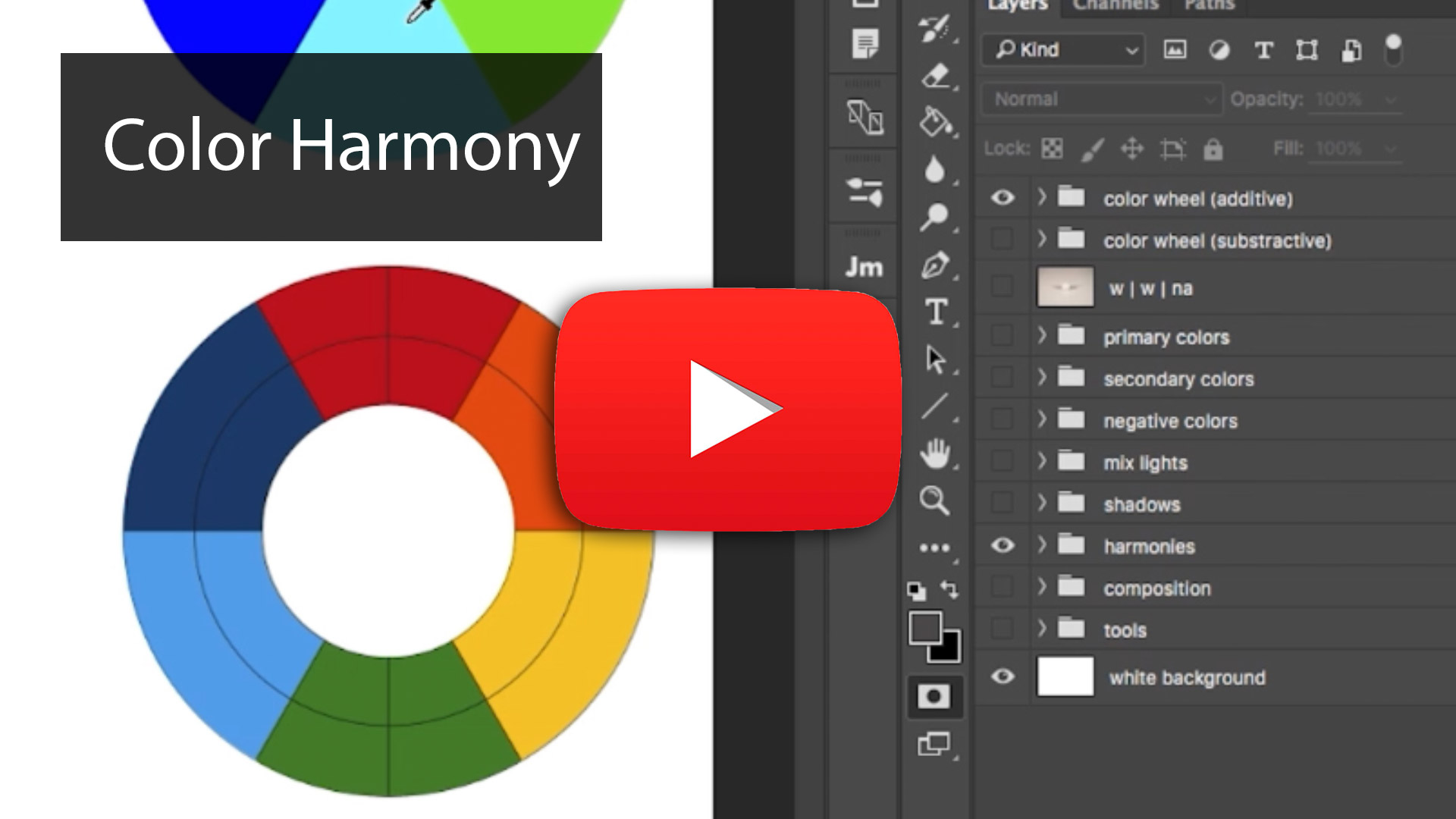Free Video Tutorial: Colors, Color Harmonies, and Photoshop - Infinite ...